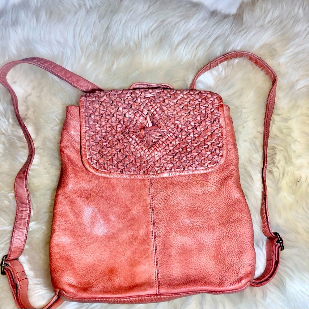 Frye & Company Genuine Leather Backpack - Gem